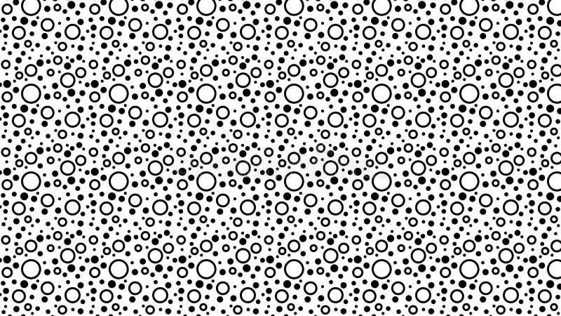 Black and White Geometric Circle Pattern Background Vector Graphic ...
