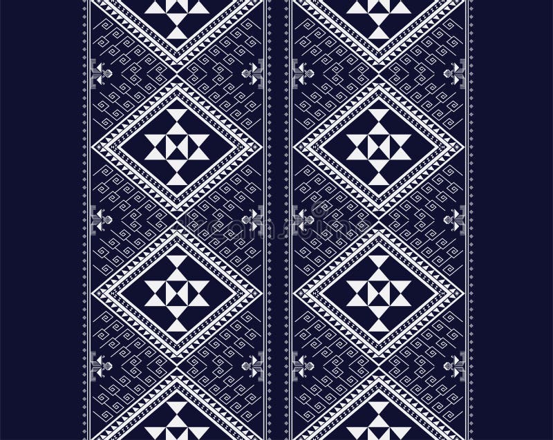 Black and White Geometric Ethnic Pattern Traditional Design Pattern ...