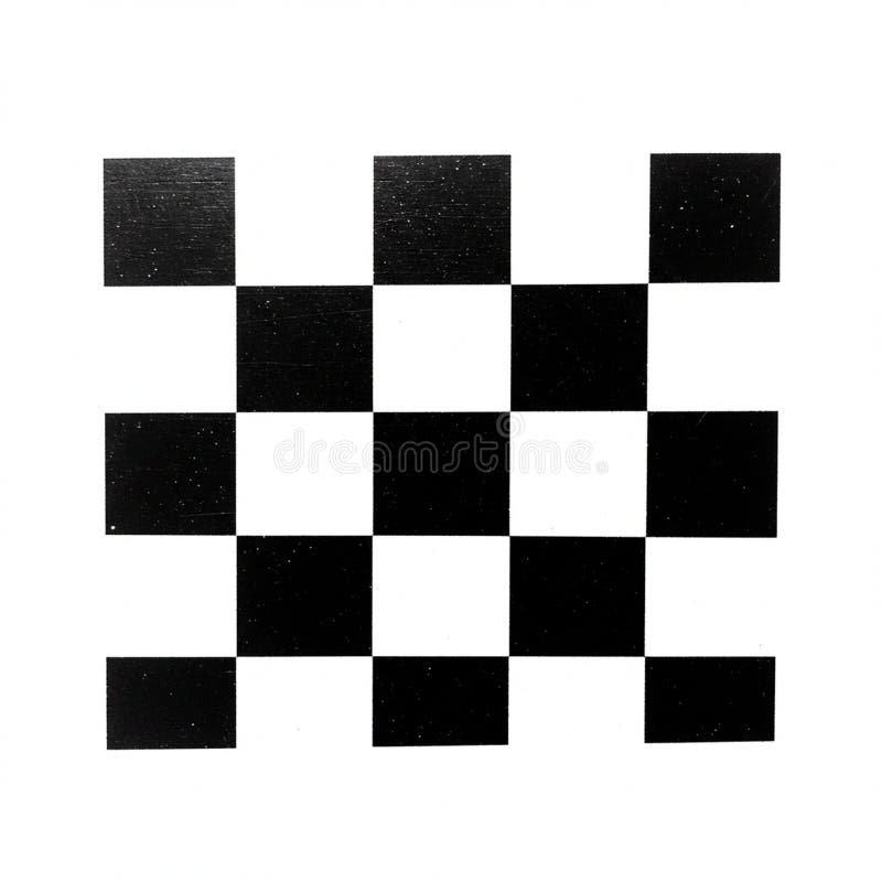 Black and White Geometric Pattern Featuring a 5x4 Grid of Alternating ...