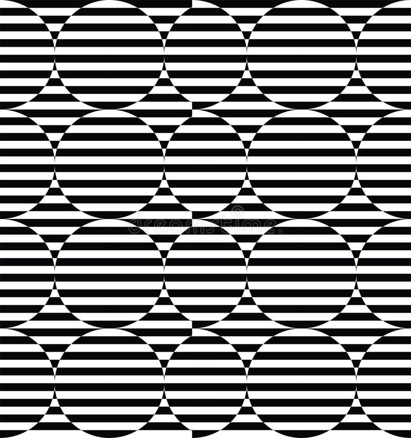 Geometric Pattern Featuring a Series of Overlapping Circles. Stock ...