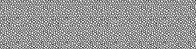 Black and White Geometric Seamless Patterns Vector. Irregular Shapes ...