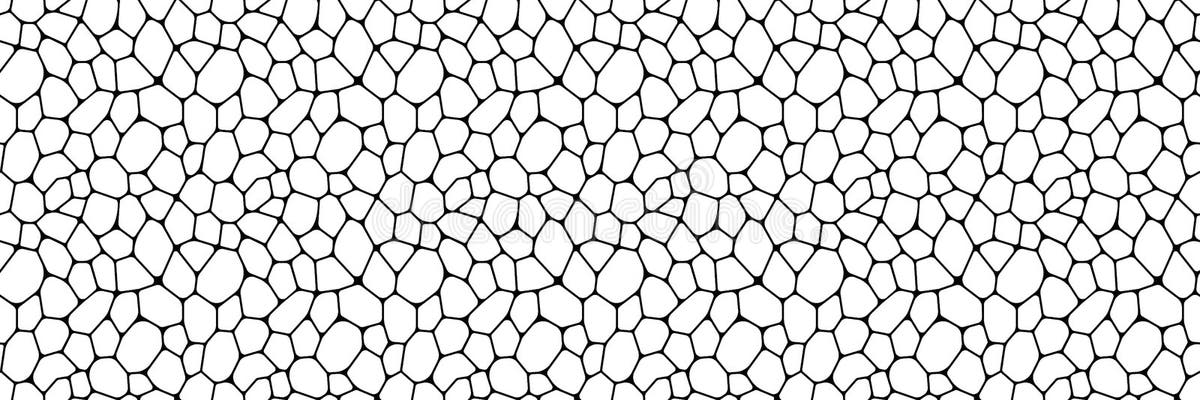 Voronoi Geometric Black White Stock Illustrations – 186 Voronoi ...