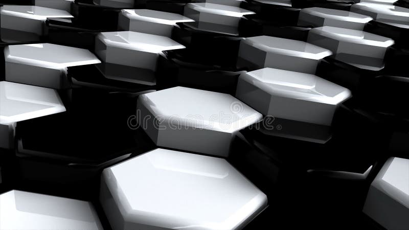 Black and White Geometric Surface of Glossy Shiny Honeycombs. 3D ... Black and White Geometric Surface of Glossy Shiny Honeycombs. 3D ...