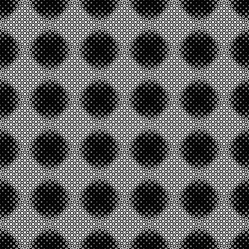 Black and White Geometrical Circle Pattern Background Stock Vector ...