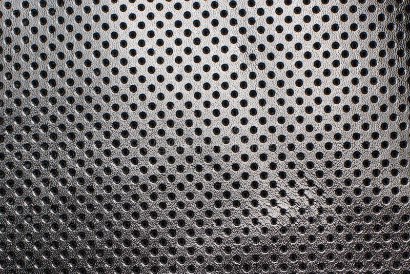 Black and White Gradient Perforated Leather Texture Background Stock ...