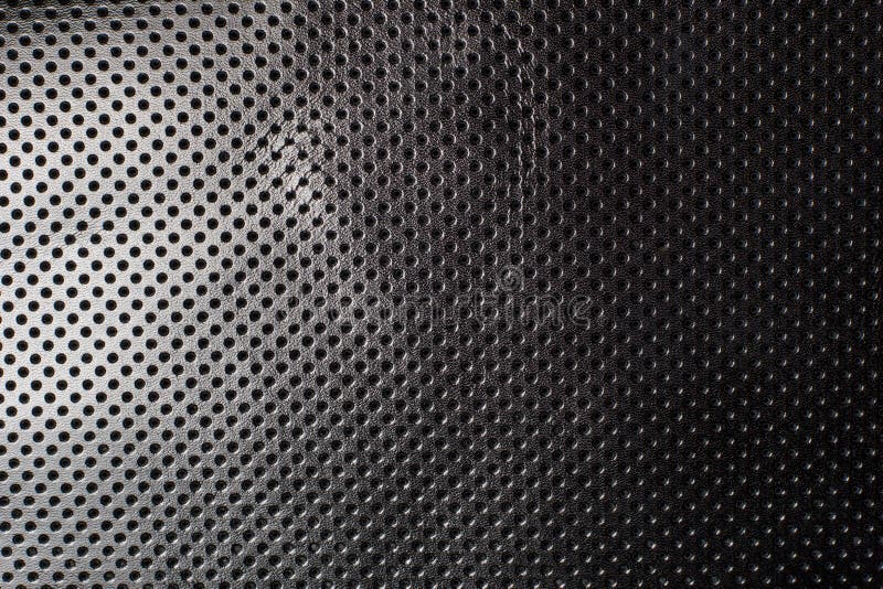 Black and White Gradient Perforated Leather Texture Background Stock ...