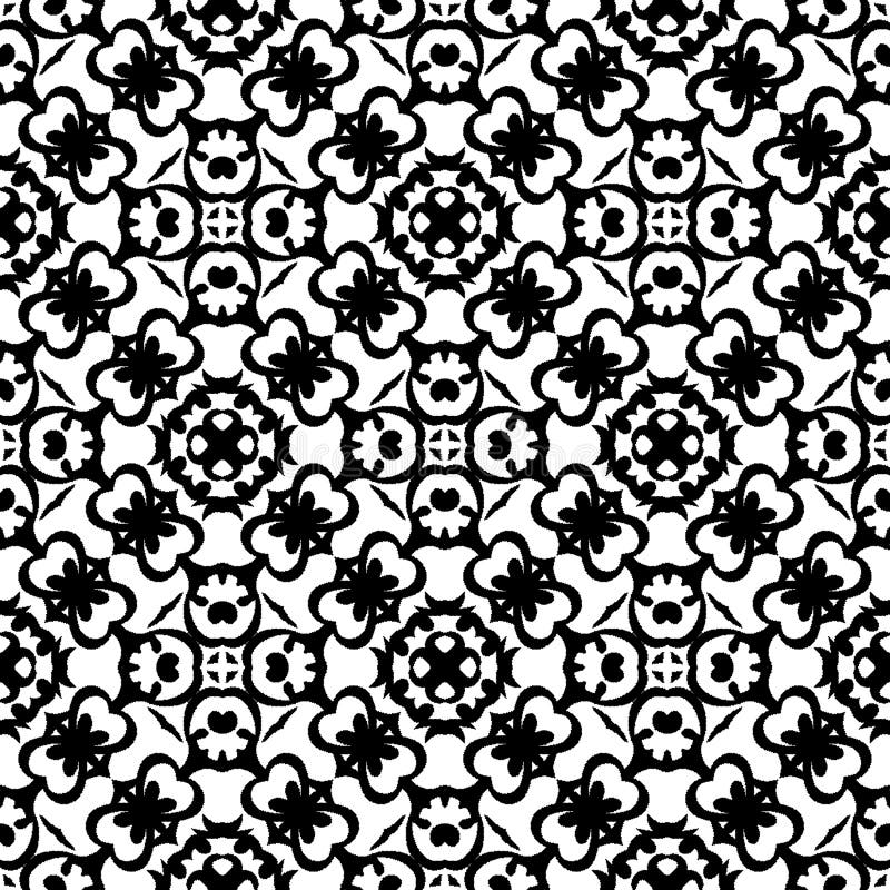 Black and White Repeat Pattern and Vector Image Stock Vector ...
