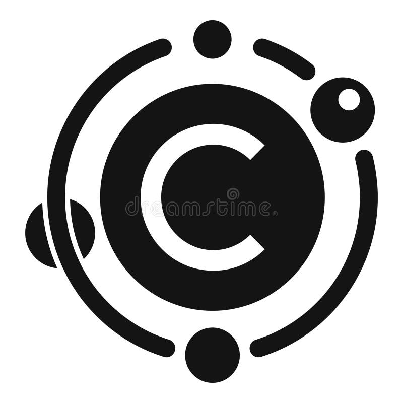 Abstract Circular Copyright Symbol Design Stock Vector - Illustration ...