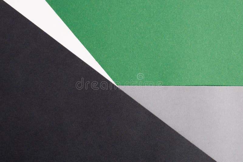Black, White, Gray and Green Divided Abstract Background Stock Image ...