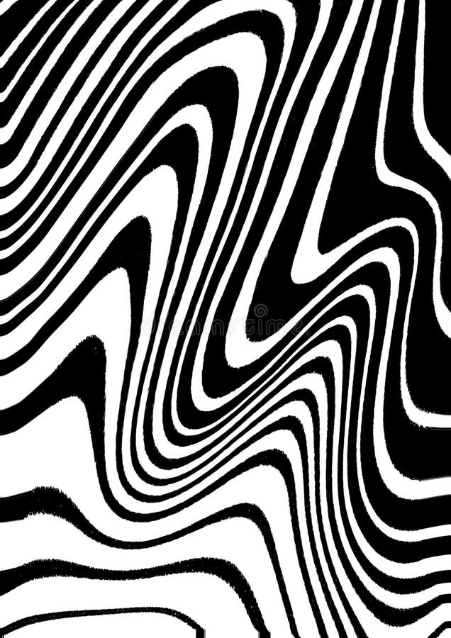 Black and White Groovy Abstract Liquid Textures Background Stock ...