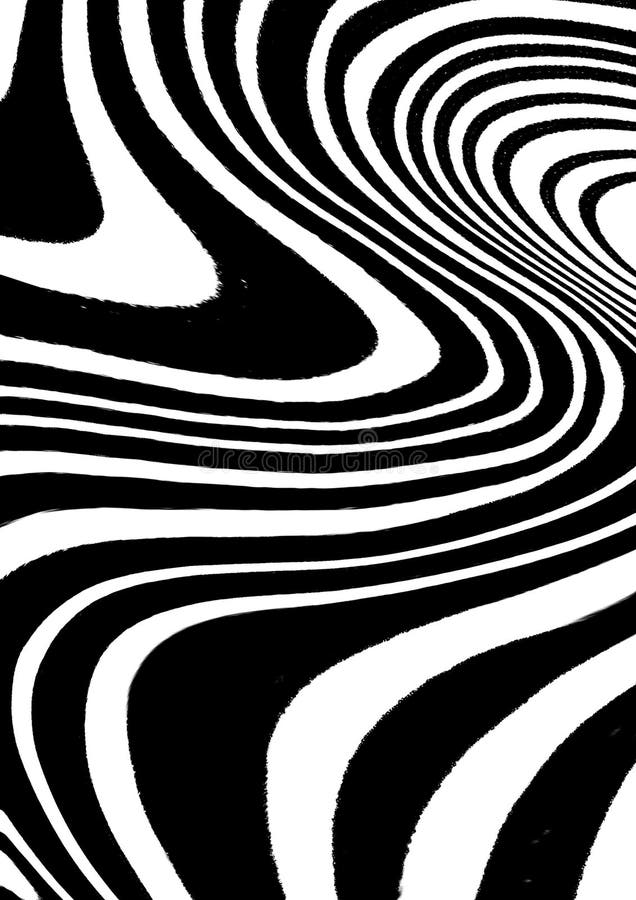 Black and White Groovy Abstract Liquid Textures Background Stock ...