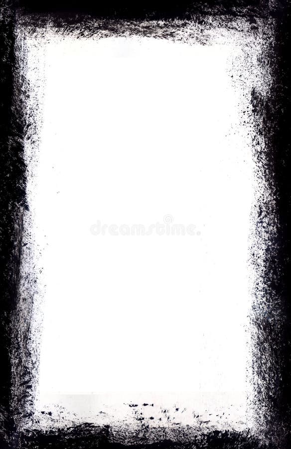 Grunge Border Black stock illustration. Illustration of template ...