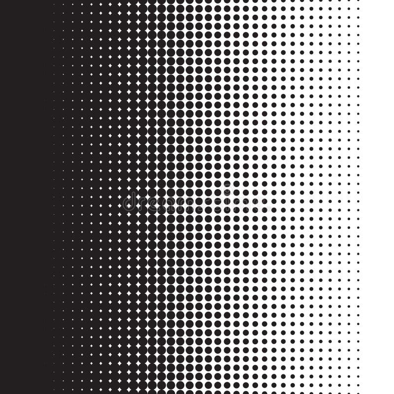 Halftone Dot Pattern Gradient in Format Stock Illustration ...