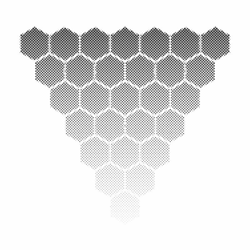 Halftone Black and White Seamless Pattern Design Stock Vector ...