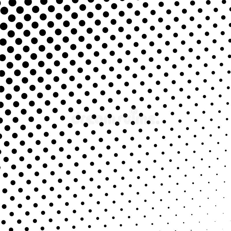 Black and White Halftone Pattern. Modern Texture Stock Vector ...