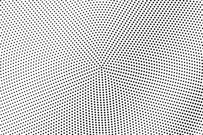 Black on White Halftone Vector. Centered Dotted Texture. Small Dotwork ...