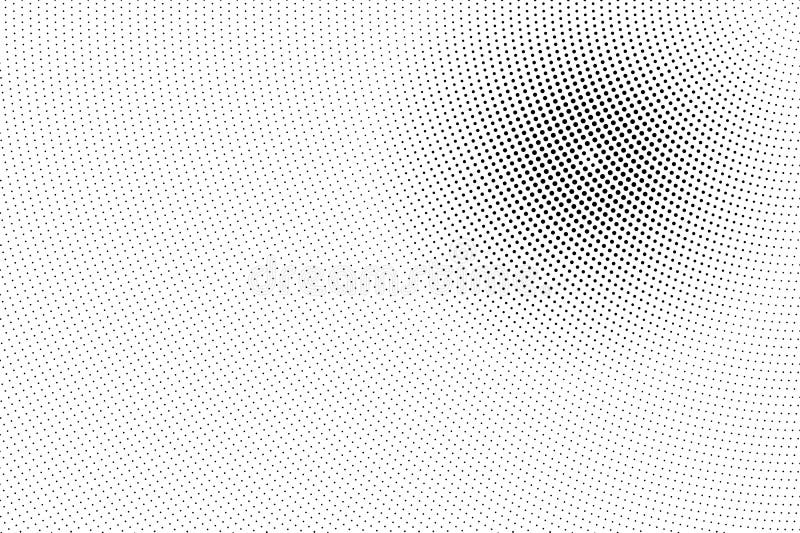 Black on White Halftone Vector. Circular Dotted Texture. Spotted ...