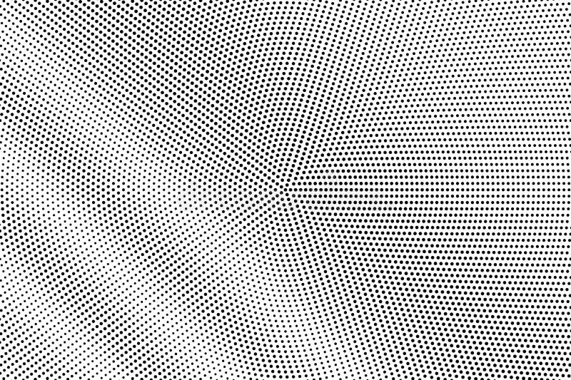Black on White Halftone Vector. Dynamic Dotted Texture. Diagonal ...