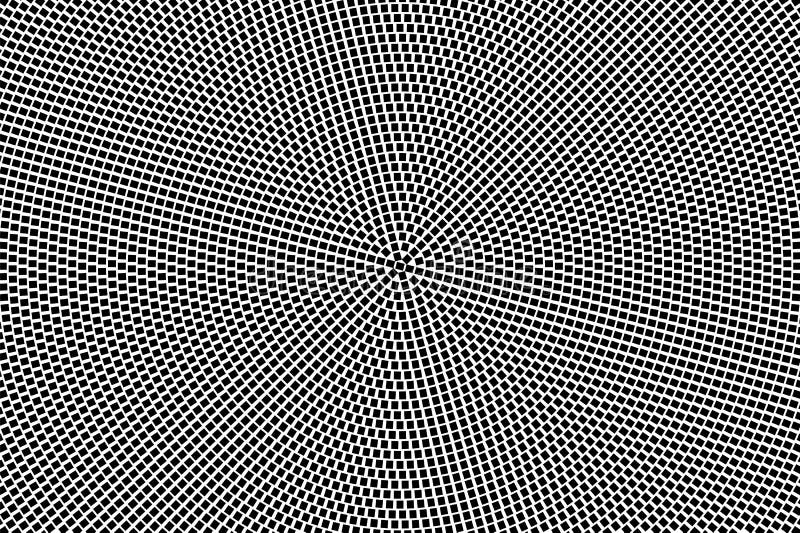 Black and White Halftone Texture. Frequent Centered Gradient Stock ...