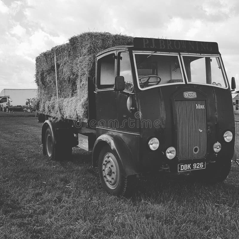 Black and White Steam Super Sentinel Lorry Editorial Stock Image ...