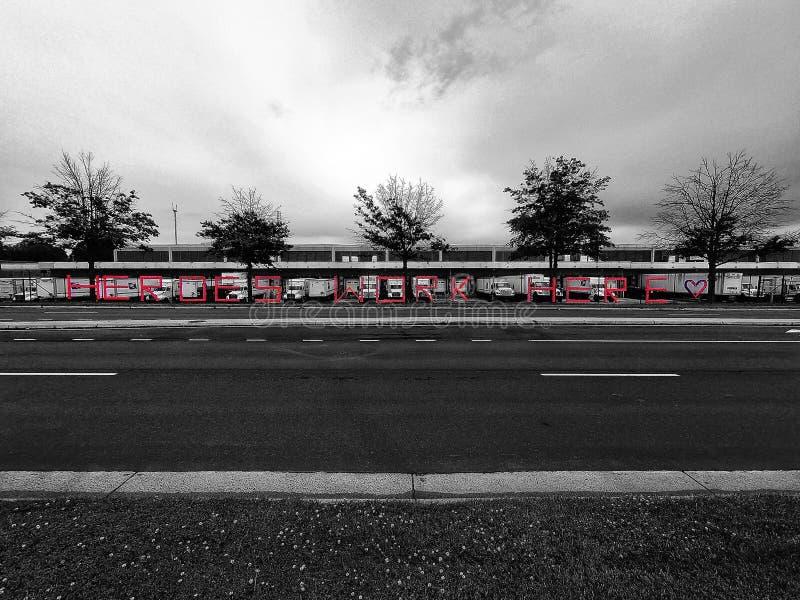 Heroes work here sign stock image. Image of covid19 - 191744767