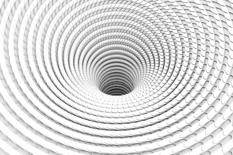 Black and White Black Hole Abstract Background Stock Illustration ...