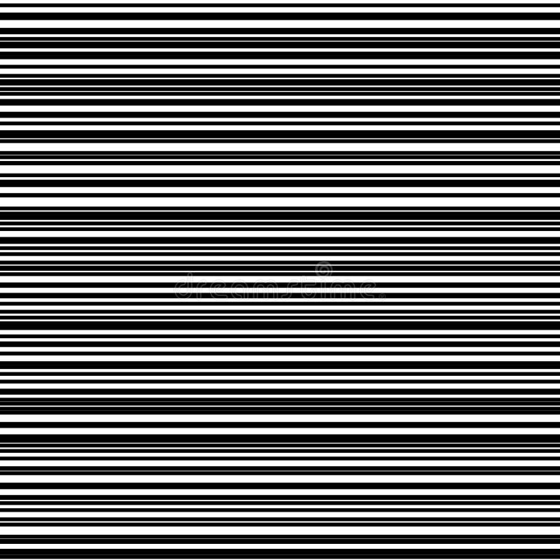 Pattern with Black and White Horizontal Lines Stock Vector ...