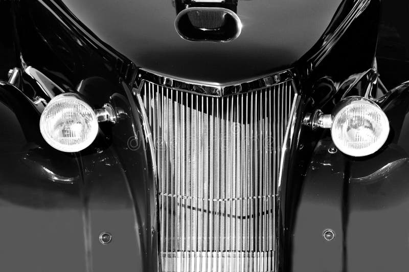 Black and White Hot Rod stock photo. Image of classic - 2790552