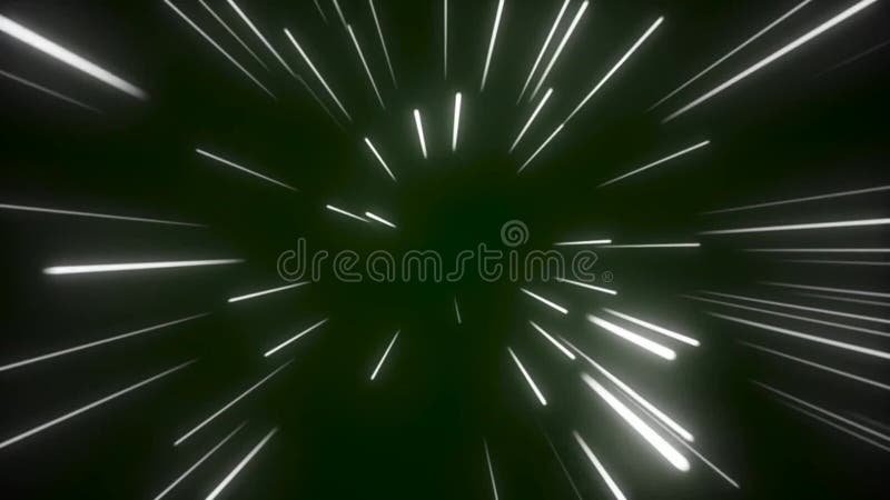 Black and White Hyperdrive LightSpeed Tunnel Loop , Technology Circular ...