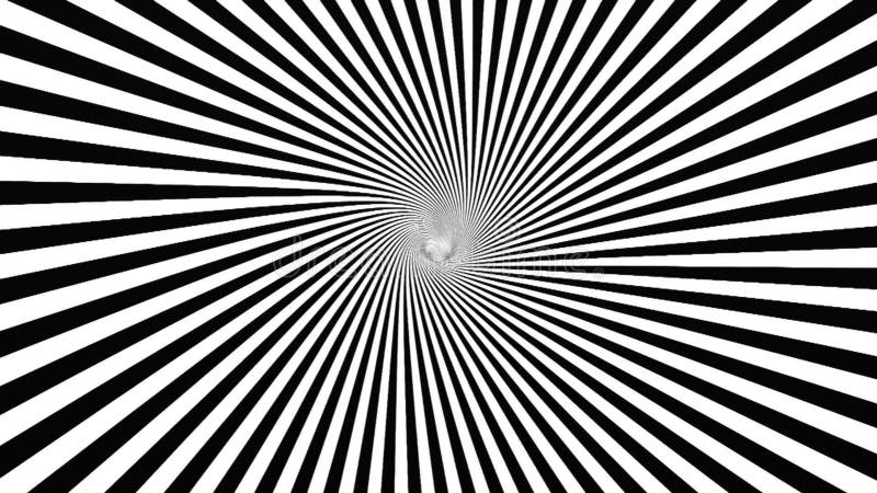 Black and White Hypnosis Spiral Loop Stock Footage - Video of hypnotize ...