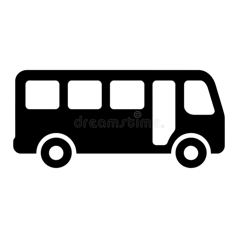 Bus Icon – Representation of Public Transportation, Travel, and ...