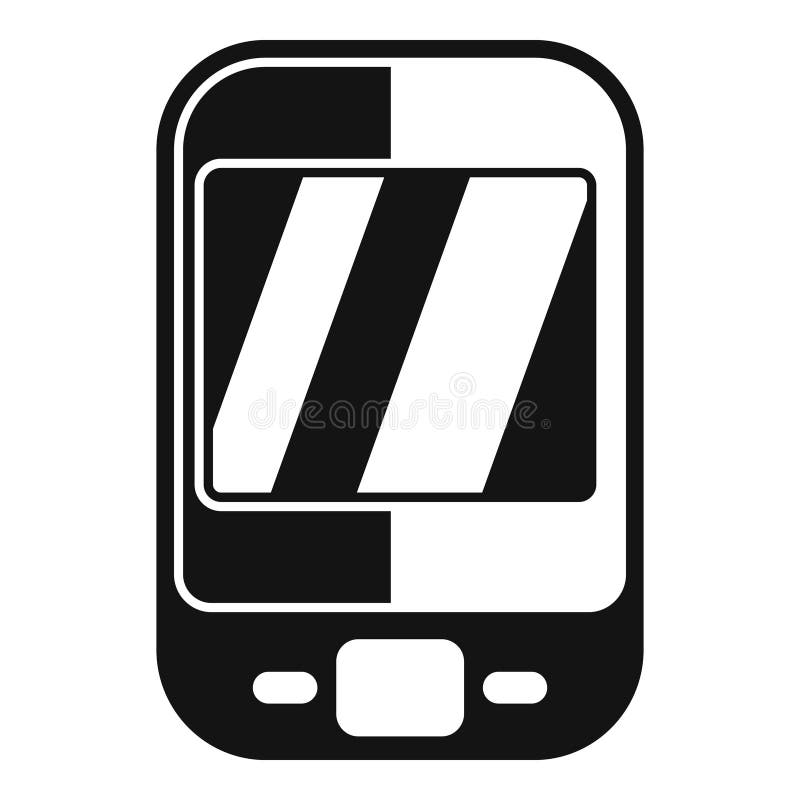 Smartphone Showing Loading Status Bar Icon Stock Illustration ...
