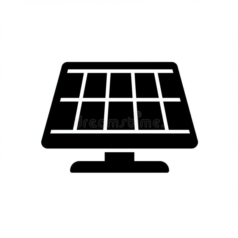 Black Solar Panel Cells Stock Illustrations – 242 Black Solar Panel ...