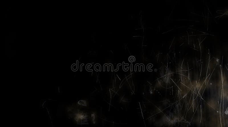 A Black and White Illustration of a Dark Background with Scratches in ...
