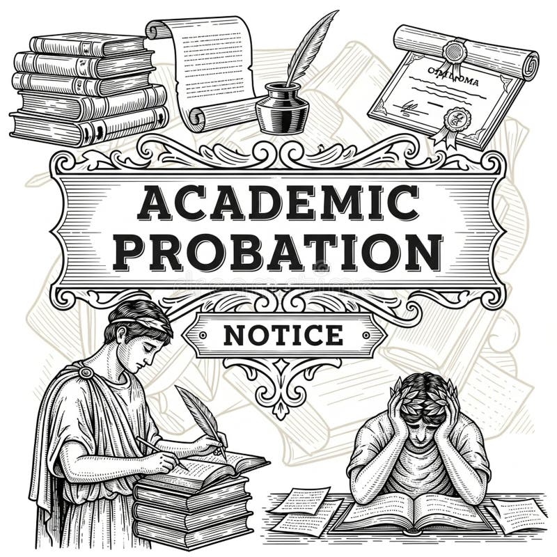 Academic Probation Notice Stock Illustrations – 4 Academic Probation ...