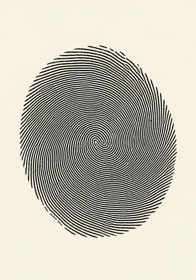 White Fingerprint Spiral Texture Background Stock Illustrations – 306 ...