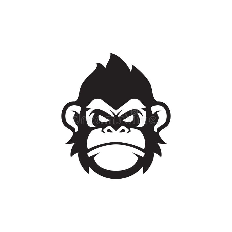 Fierce Monkey Logo stock vector. Illustration of monkeys - 358048690