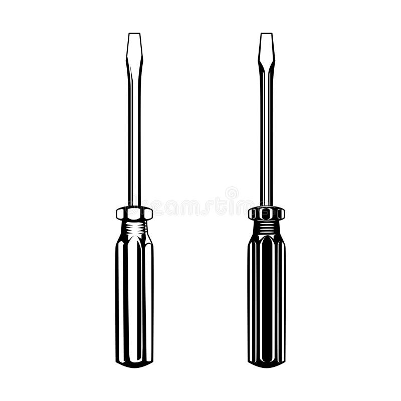 Screwdriver Vector Illustration Stock Vector - Illustration of ...