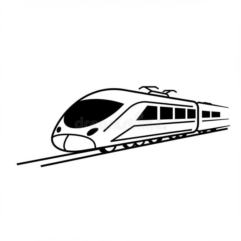 Streamlined High Speed Train Stock Illustrations – 1,314 Streamlined ...