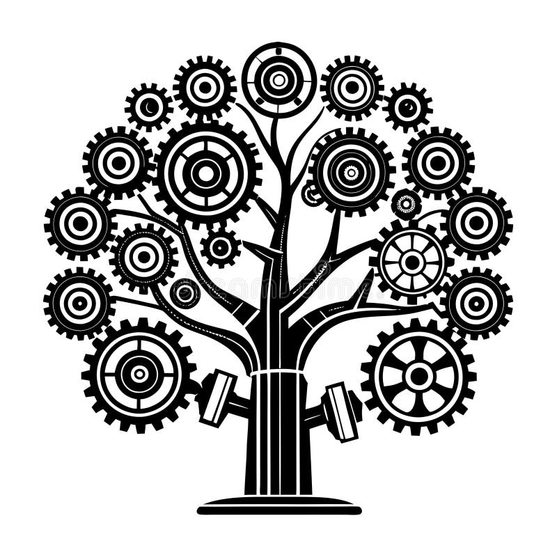 Cog Tree Growth Stock Illustrations – 482 Cog Tree Growth Stock ...
