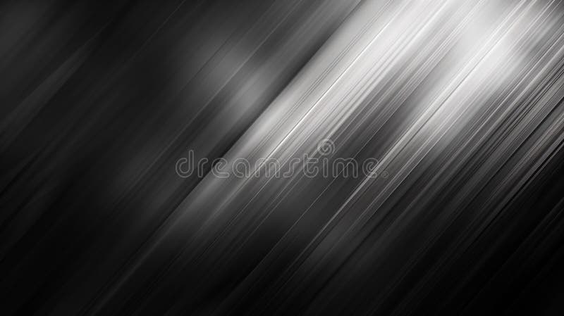 A Black and White Image of a Blurry Line with White Streaks Stock ...