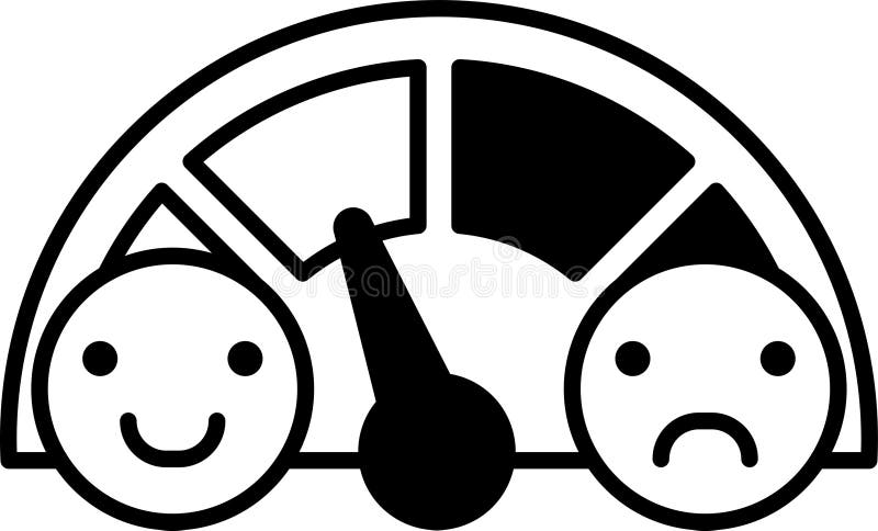 A Black and White Image of a Car Speedometer with Two Faces on it Stock ...