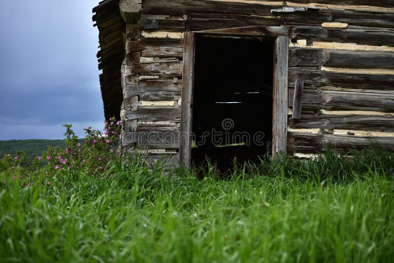 107 Old Run Down Log Cabin Stock Photos - Free & Royalty-Free Stock ...