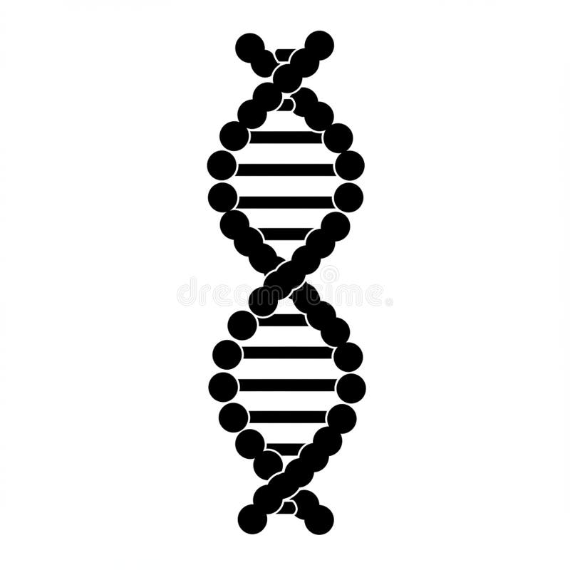 X-ray dna helix structure stock illustration. Illustration of xray ...