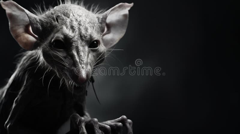 Dark Fantasy Mouse: Hyper-realistic Withered Minotaur Mouse Hybrid ...