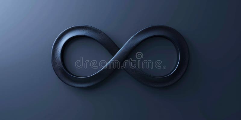Symbol is Often Associated with Concept of Infinity Stock Photo - Image ...