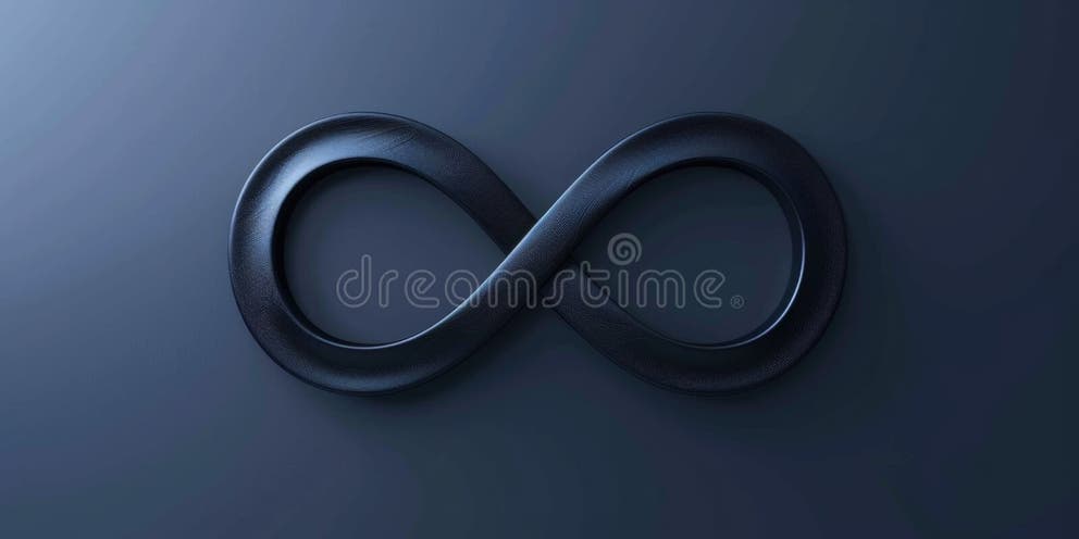 Symbol is Often Associated with Concept of Infinity Stock Photo - Image ...