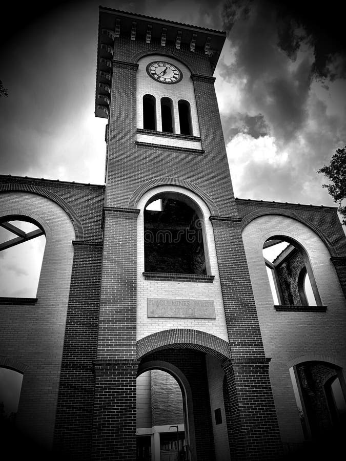 B&W Courthouse II stock photo. Image of brick, courthouse - 158566826