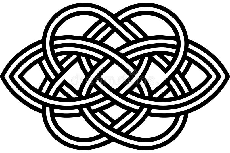 Intricate Celtic Knotwork Design for Decorative Use Stock Vector ...