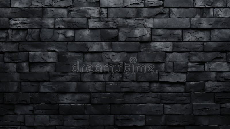 Monochrome Brick Wall stock illustration. Illustration of monochrome ...
